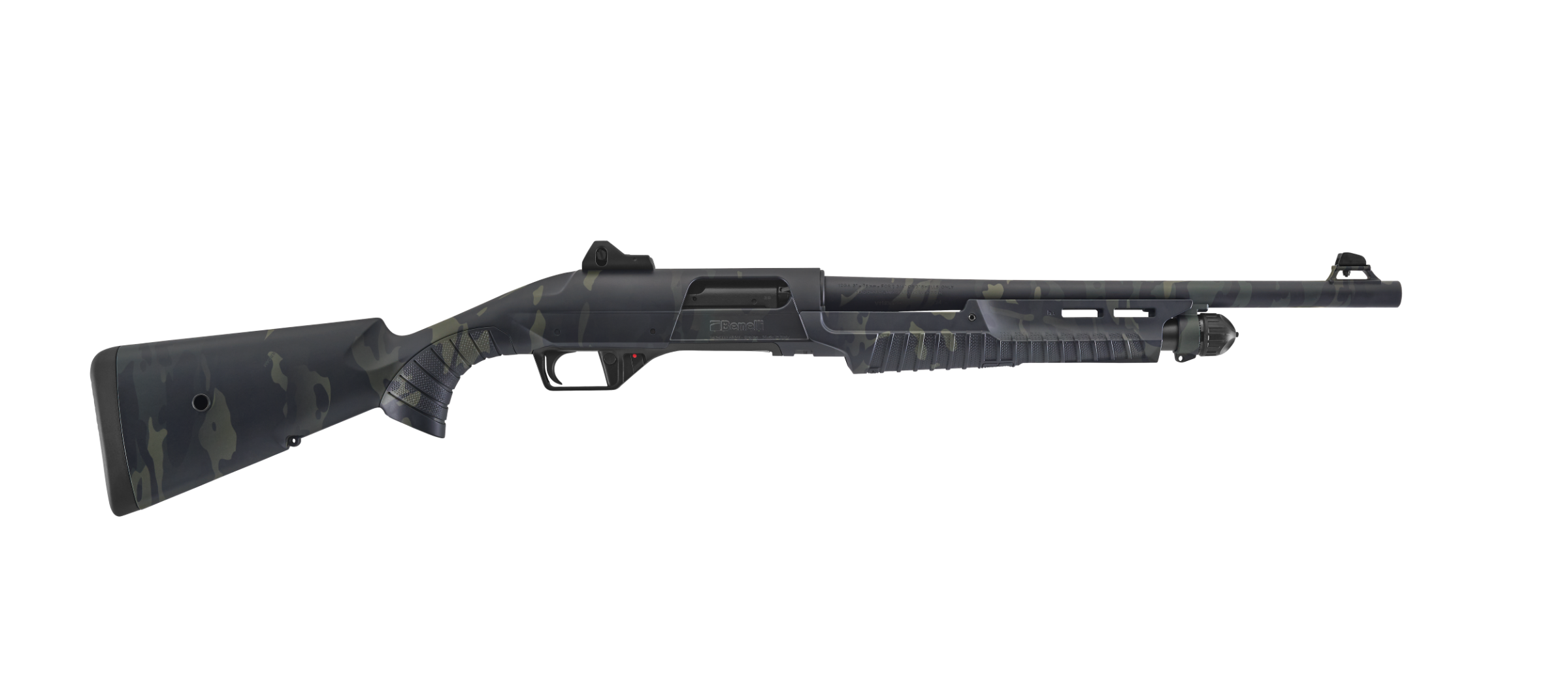 Benelli Nova 3 Tactical Pump Shotgun, 18.5" Barrel, Multicam Black, 12 GA