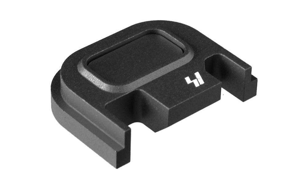 Strike Industries, Push Button Slide Plate For Glock, V1, Black