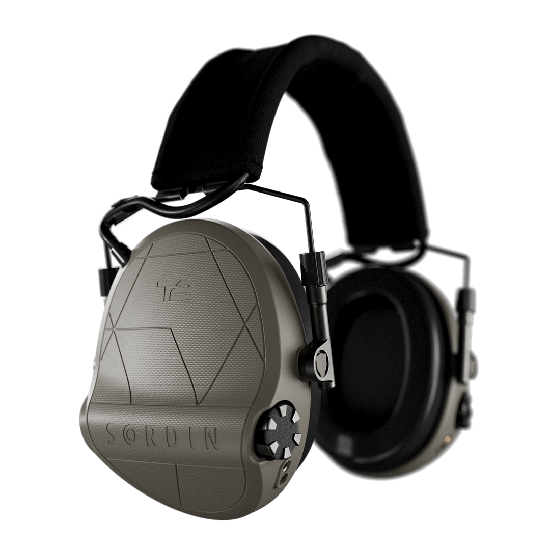 Sordin Supreme T2 Headband Headset, Tan