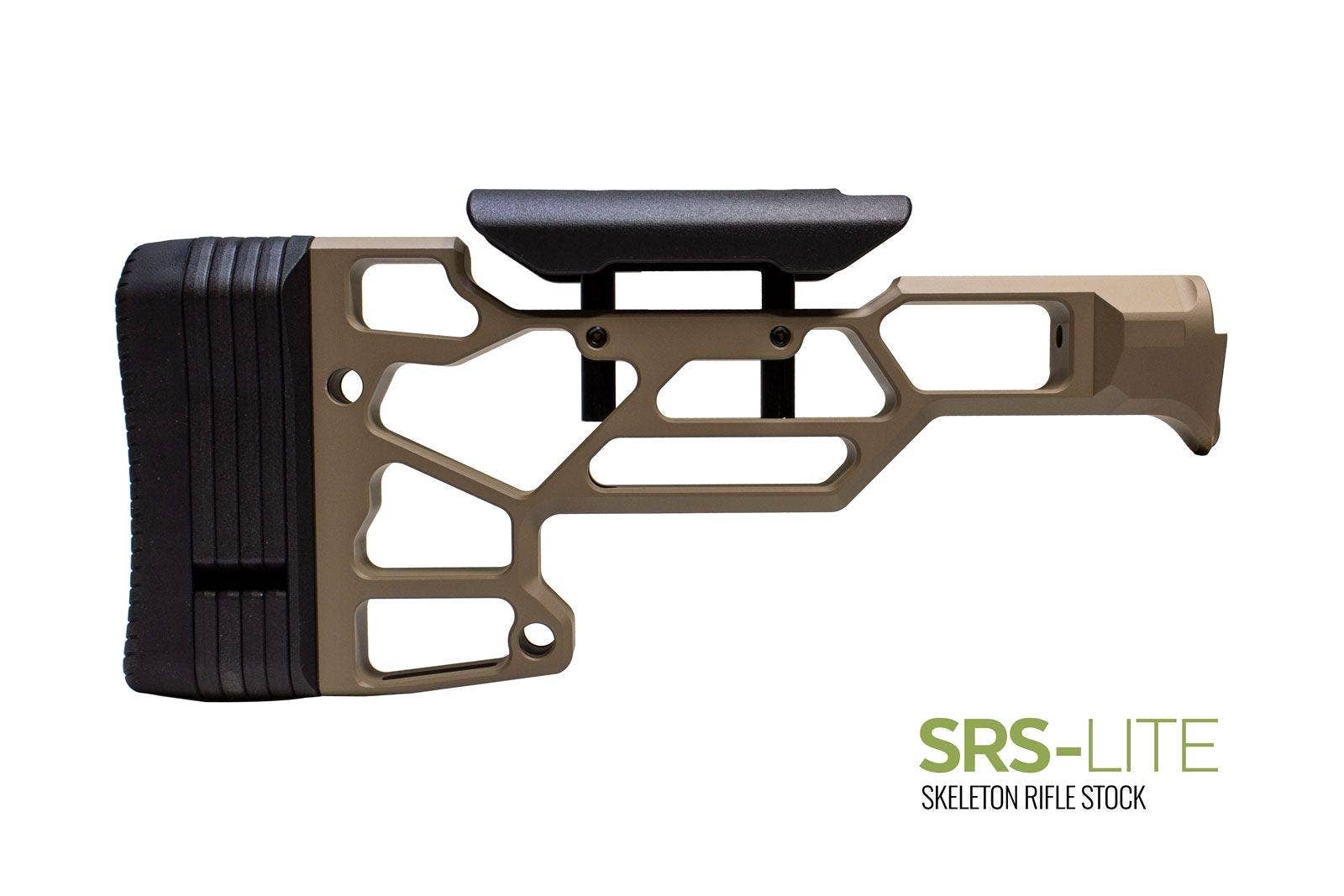 MDT Skeleton Rifle Stock, SRS Lite, Fixed Interface, Flat Dark Earth ...