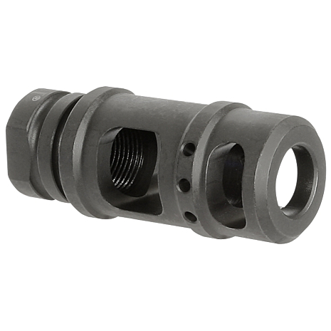 Midwest Industries, 45/70 Two Chamber Muzzle Brake, 5/8x24, BLK