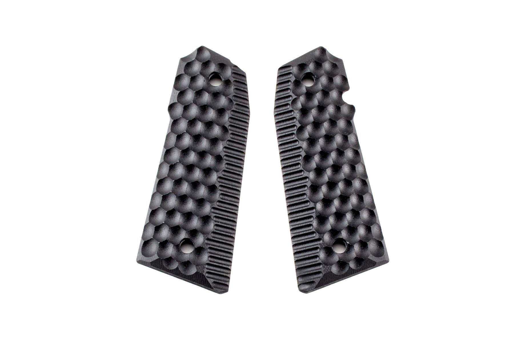 Nighthawk Custom, 1911 Grips, Railscales Ascend, Black, G10, Government ...