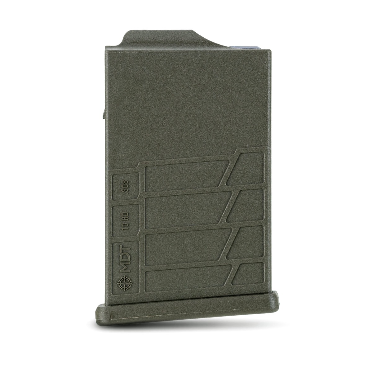 MDT AICS Polymer Magazine, Short Action, 308/6.5 CM, 10 Round, Olive ...