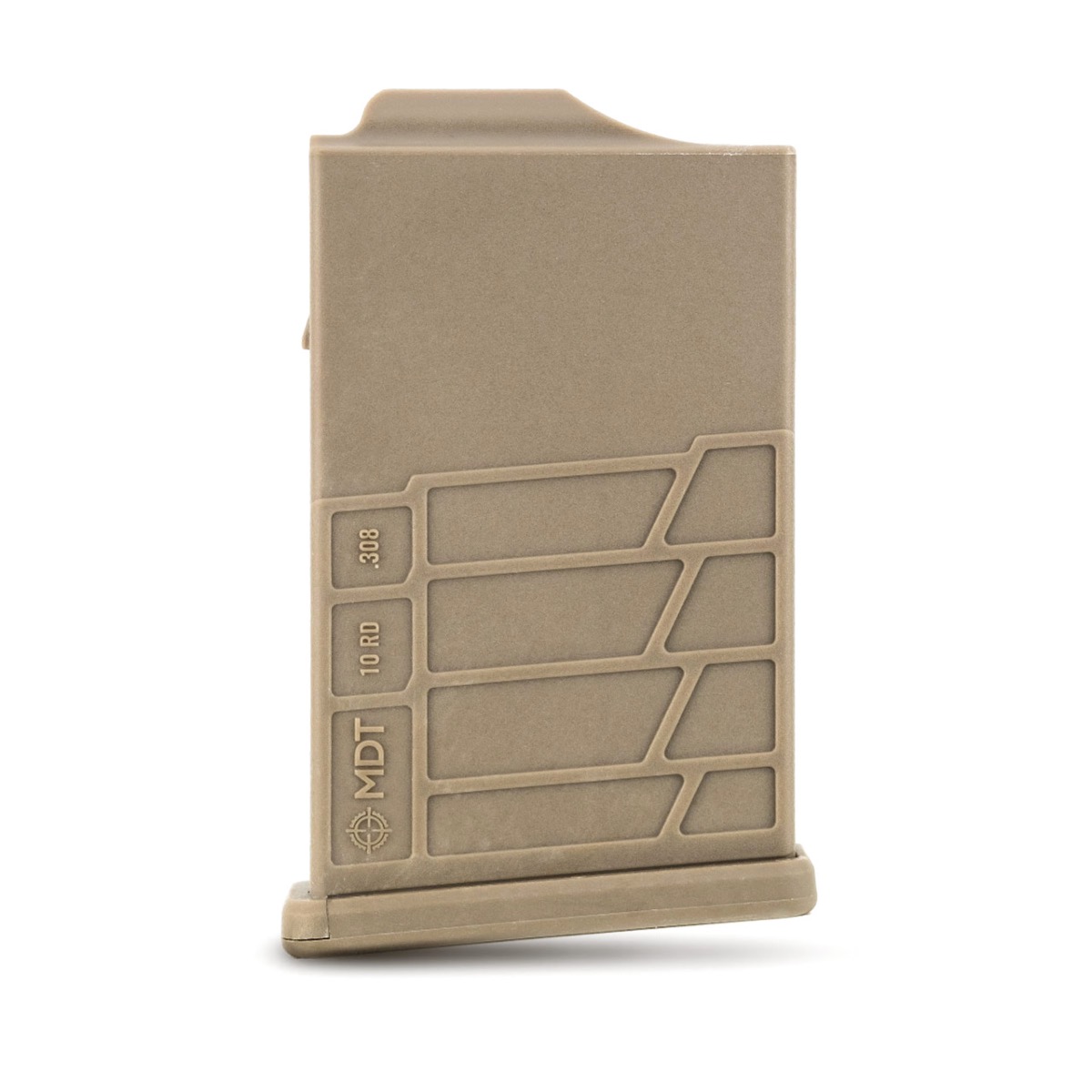 MDT AICS Polymer Magazine, Short Action, 308/6.5 CM, 10 Round, Flat ...