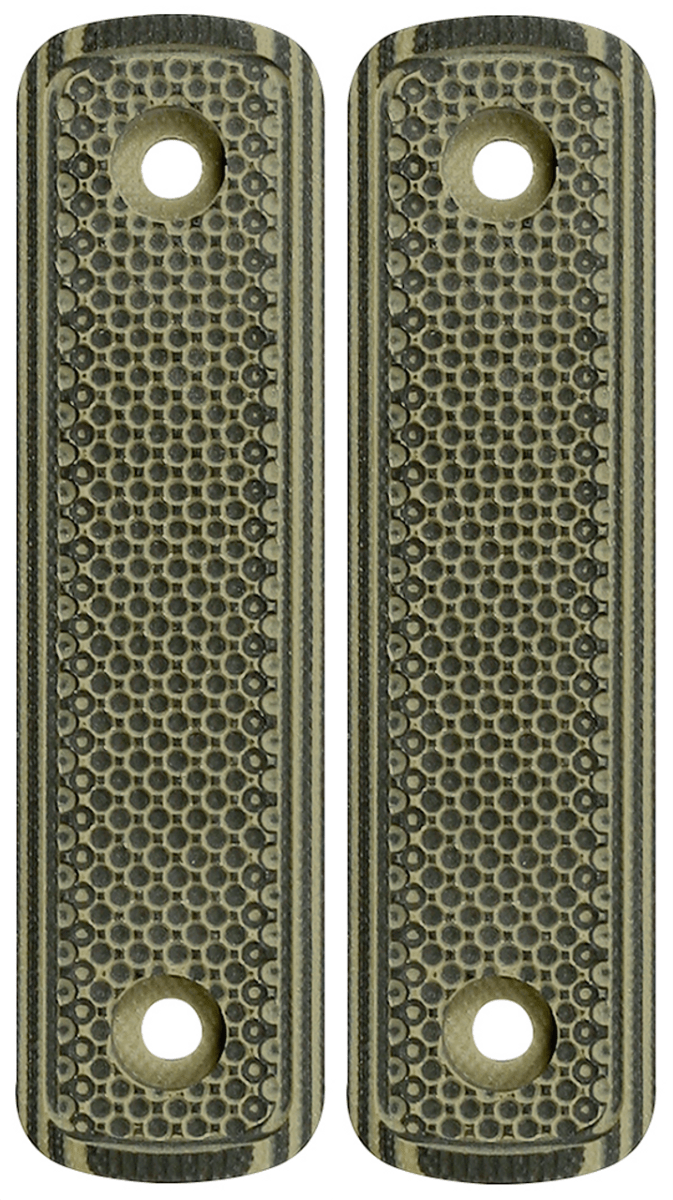 Midwest Industries, Lever Stock G10 Straight Grip Panels, Green/Black