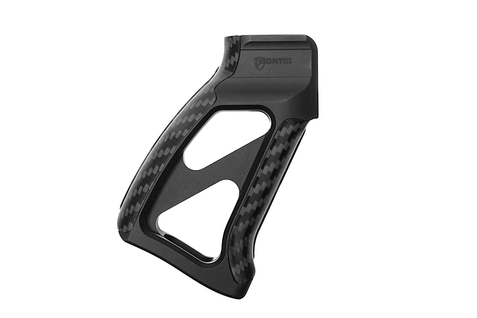 Fortis MFG, Torque Pistol Grip, Carbon Fiber, 25 Degree, Black